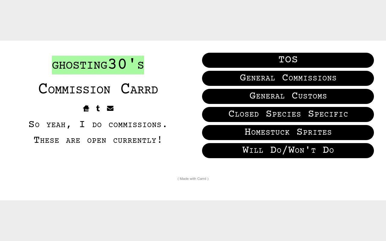 ghosting30s Commissions